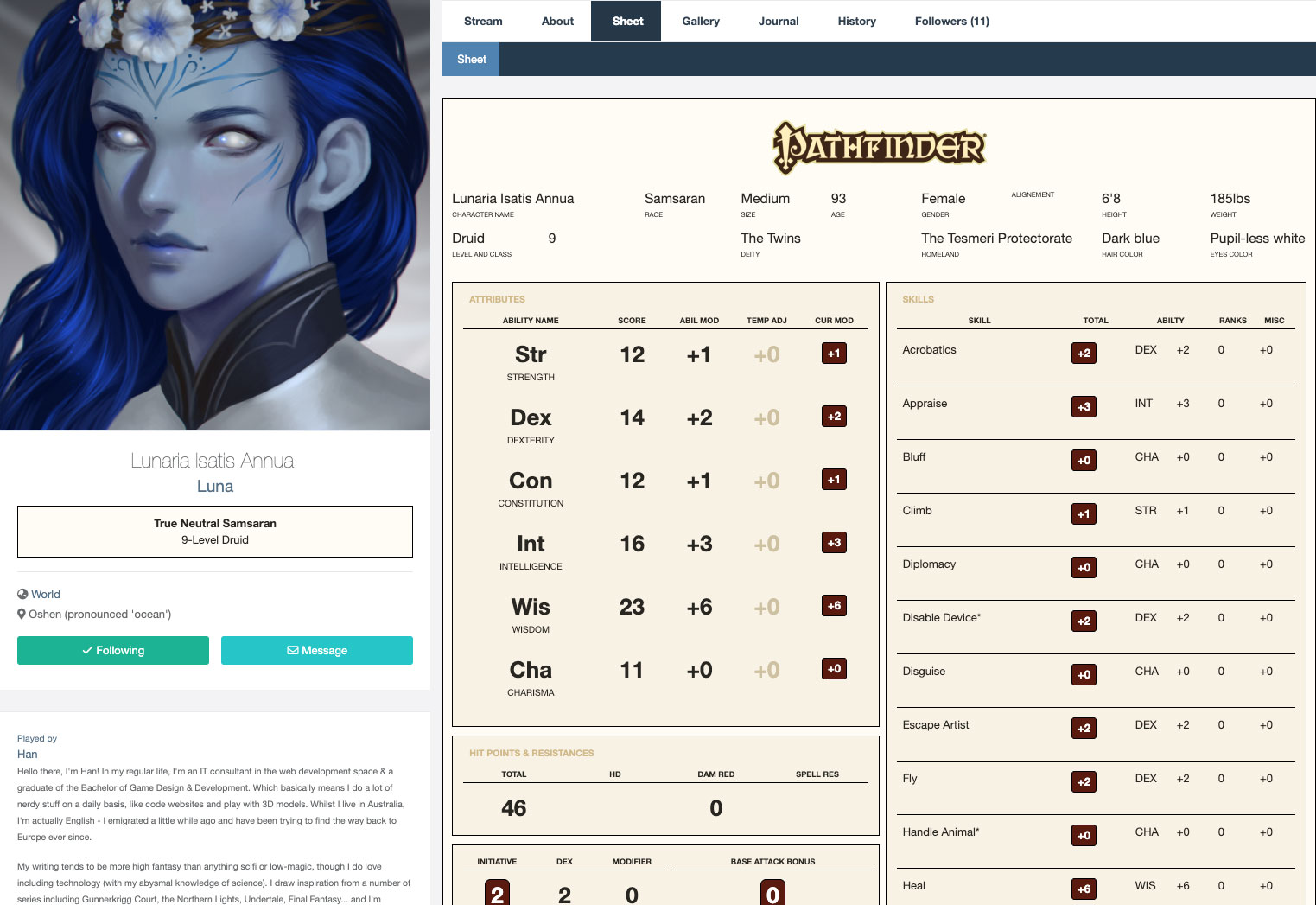 RPG Character Creator - DnD, Pathfinder & More | World Anvil | World Anvil